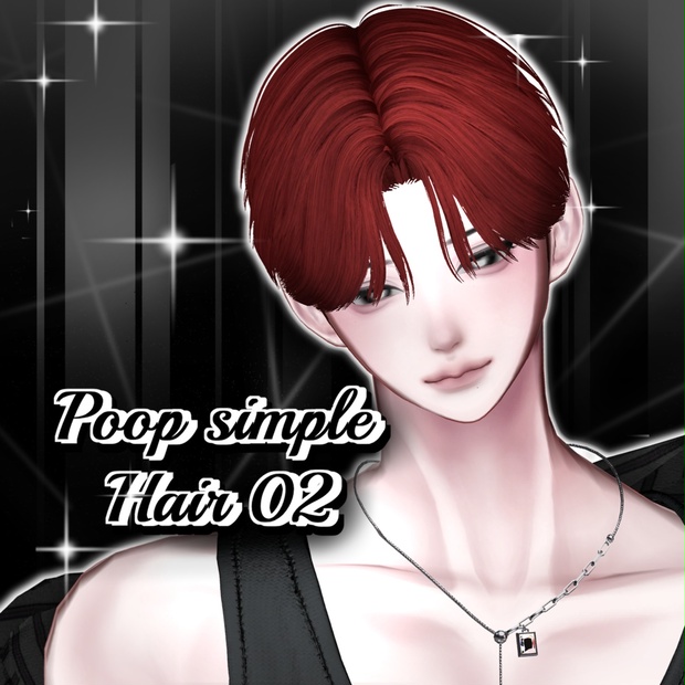 【Minase】 simple_Hair_02 - Poop - BOOTH
