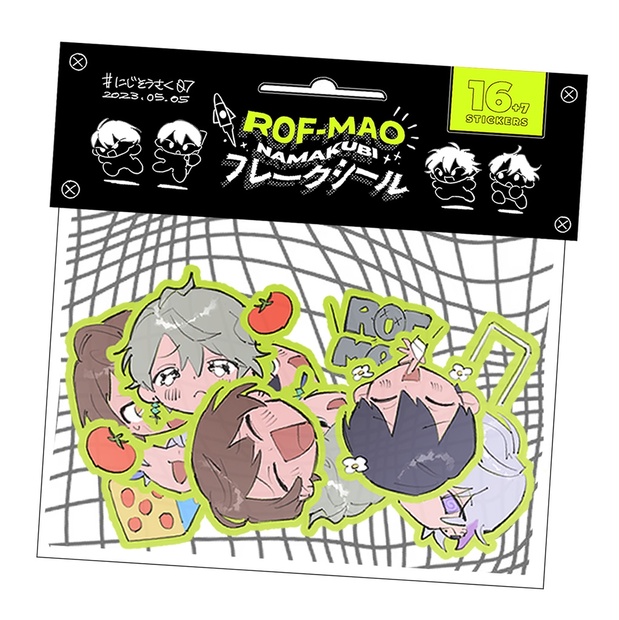 ROF-MAO NAMAKUBI フレークシール - 907号室 - BOOTH