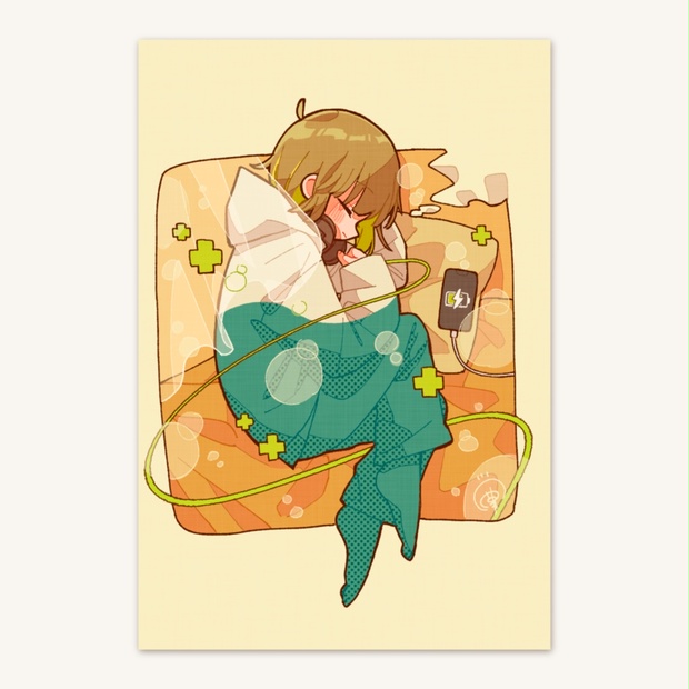 睡眠ポストカード - YAOYA-san - BOOTH