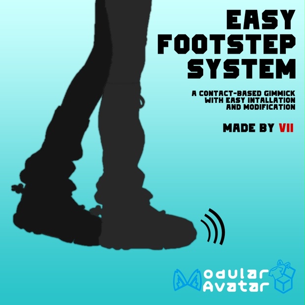 【MA対応】Easy Footstep System / 簡易足音システム - VII_PRODUCTIONS_ - BOOTH