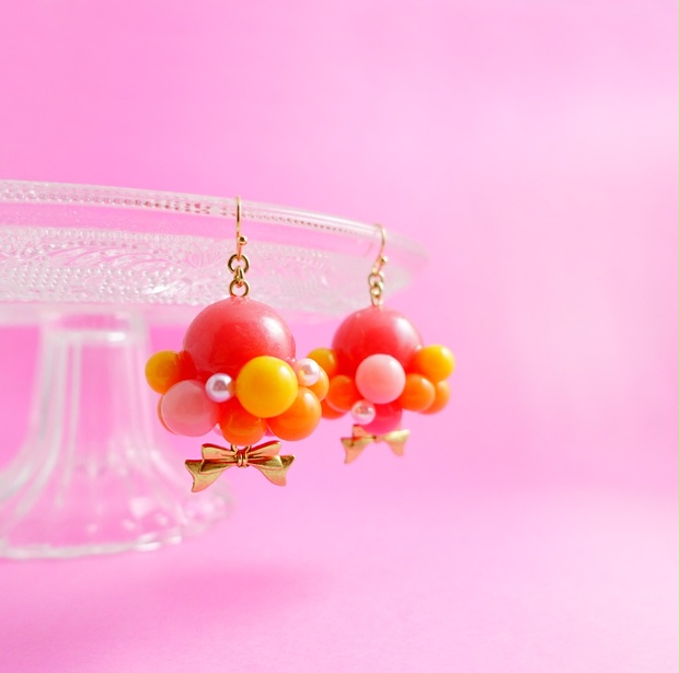 ミニチュアピアス・イヤリング[怪盗セイントテールのバルーン] - MOON STORE - BOOTH