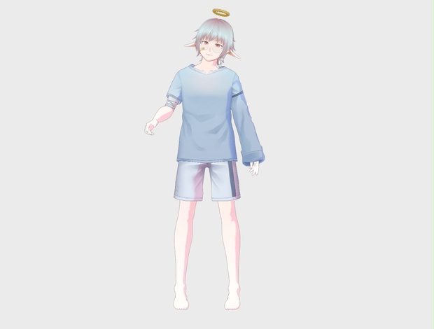 天使男の子 ANGEL BOY [VRM VROID] 3D MODEL AVATAR - moonyboy - BOOTH