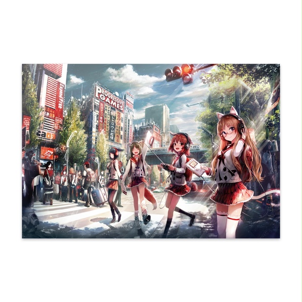 ポストカード（10セット）西武ロードリスト蘭のチップチューン地獄 - Progressive Games - BOOTH