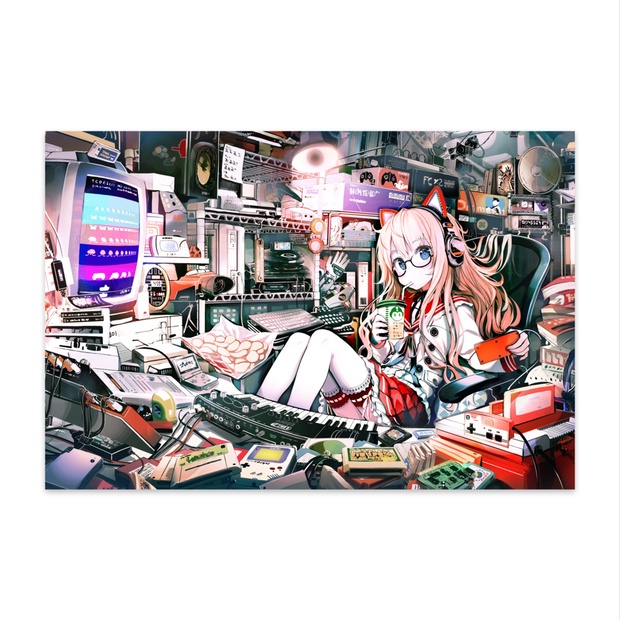 ポストカード Chiptune Hell - Progressive Games - BOOTH