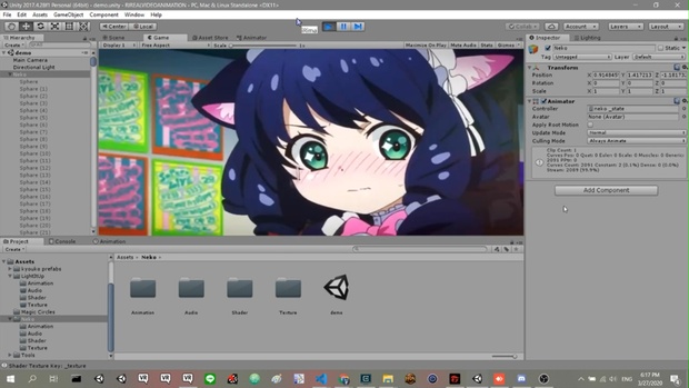 [VRChat] Neko Demo Video Script Rireal Unity. - NeNe ネーネ - BOOTH