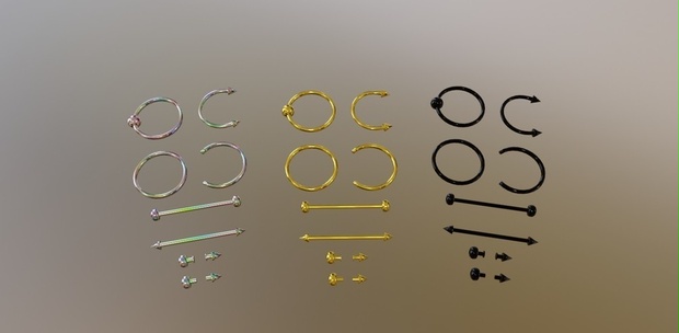 Piercing for VrChat - LavinaHusky - BOOTH