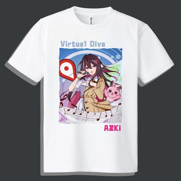 [S～4L] ドライメッシュTシャツ AZKi - 幻奏月華園 in BOOTH - BOOTH