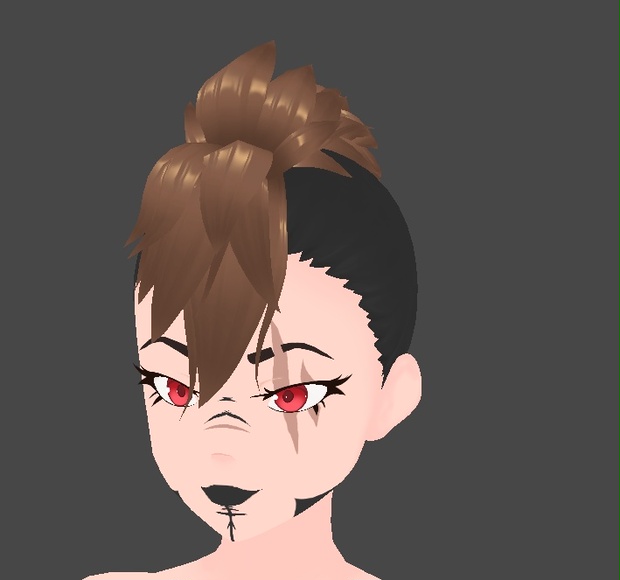 Vroid Mohawk - Taffy_Gator - BOOTH