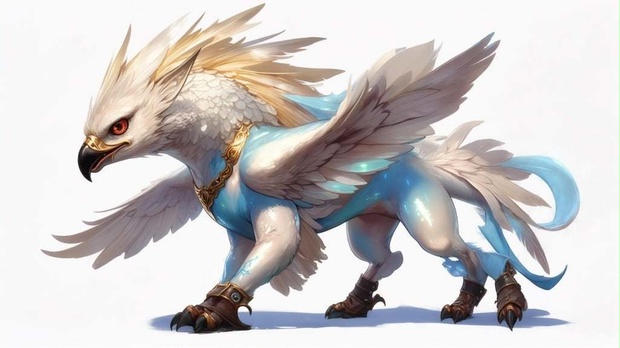 White Gryphon - gameready - BOOTH