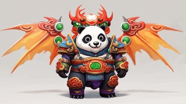Armored Panda Guardian - gameready - BOOTH