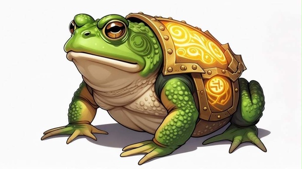 Armored Frog - gameready - BOOTH