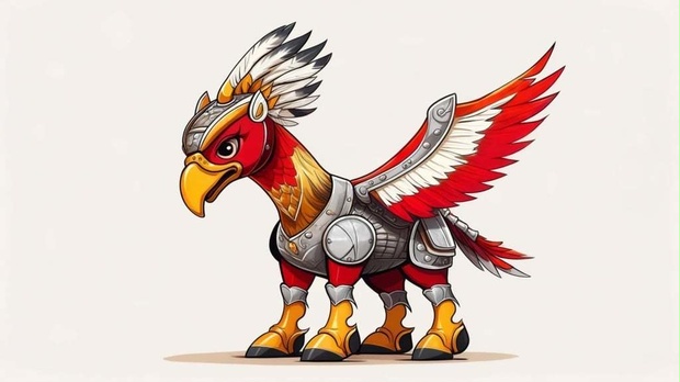 Armored Griffin - gameready - BOOTH