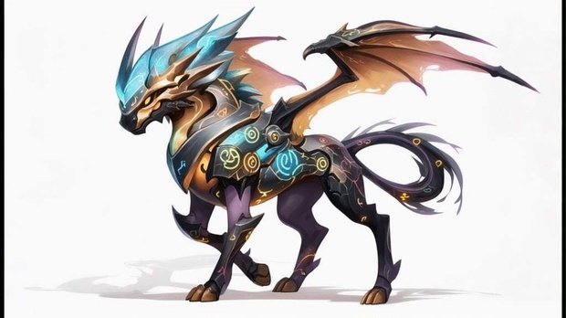 Mystic Draconyx - gameready - BOOTH