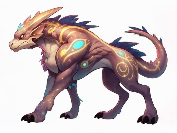 Mystic Lizard - gameready - BOOTH