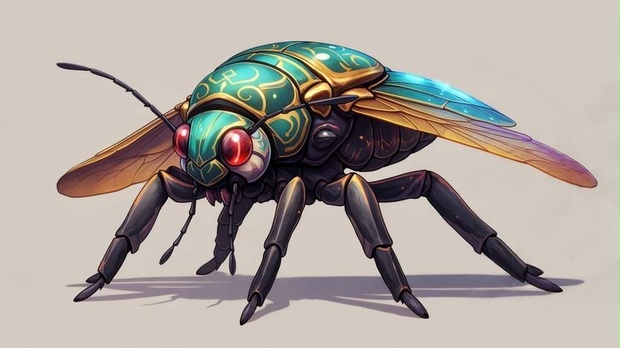 Cyber Beetle - gameready - BOOTH