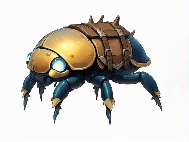 Beetle Bot Explorer - gameready - BOOTH