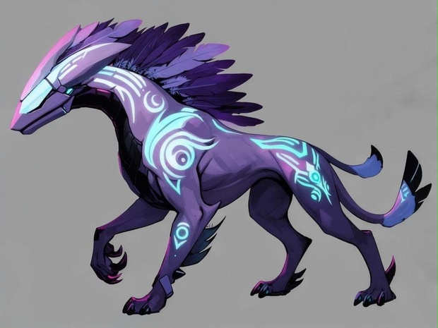 Neon Beast - gameready - BOOTH