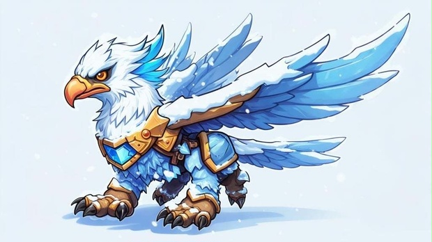 Frostwing Guardian - gameready - BOOTH