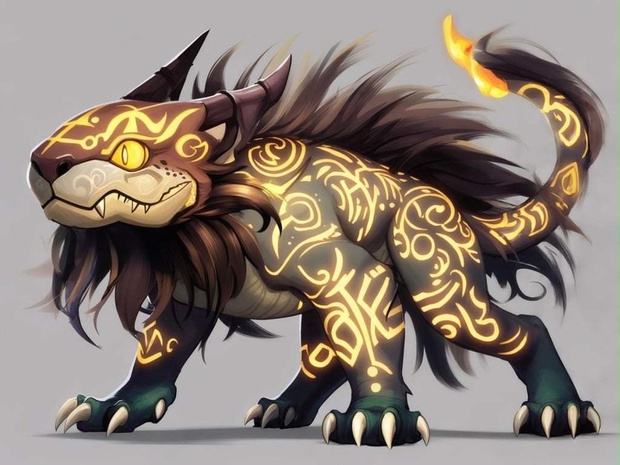 Luminous Beast - gameready - BOOTH