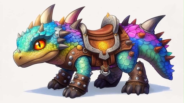 Rainbow Beast - gameready - BOOTH