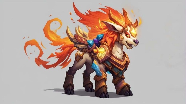 Fiery Steed - gameready - BOOTH