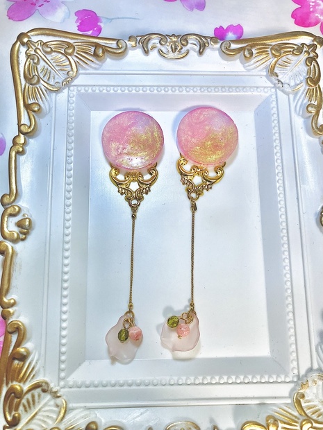 春ピアス - lotus_cherry - BOOTH