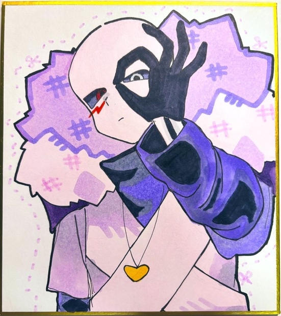 クロス 色紙 - siro--goma - BOOTH