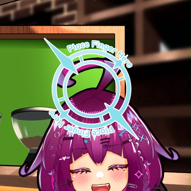 Live2D Headpat Reticle - Café Grimoire - BOOTH