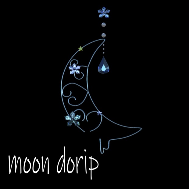 Moon drop - Pale Blue Moon - BOOTH