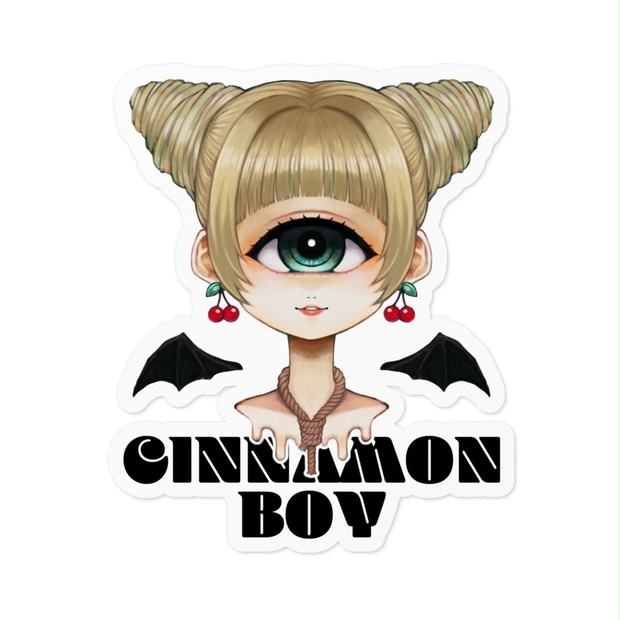 単眼小悪魔ちゃんステッカー - CINNAMON BOY Shop - BOOTH