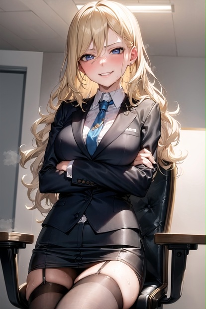 部下の言いなり高飛車女OL - AI活 イラストショップ - BOOTH