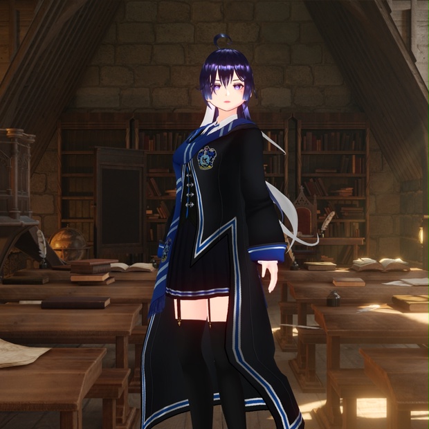 Ravenclaw Outfit from Hogwarts Legacy (vroidcustomitem) - Amilia's ...