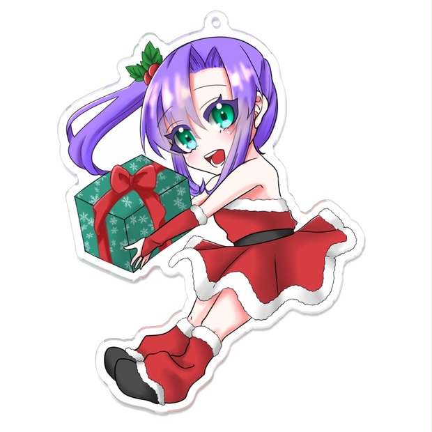 音無ゆず クリスマス2024 アクリルキーホルダー - yuzupon-online - BOOTH