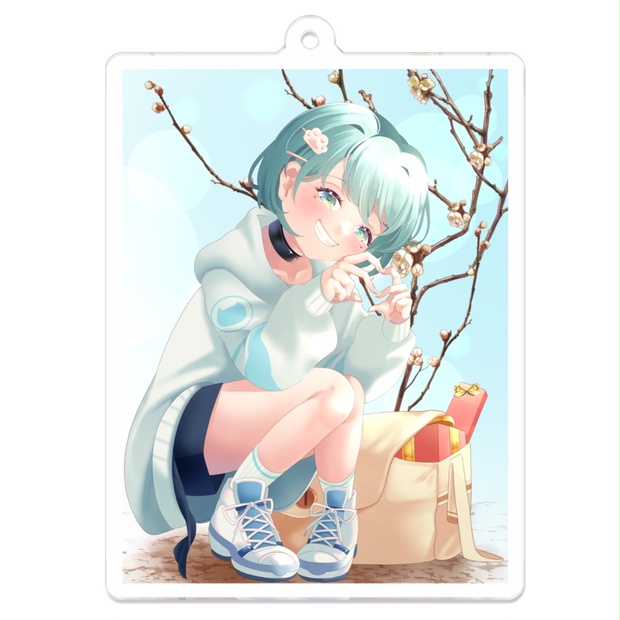 【夏神 葵】アクリルキーホルダー ホワイトデー2025Ver - あおいの気まぐれショップ - BOOTH