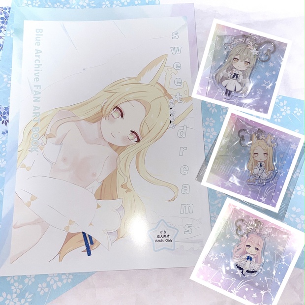 C103 ブルアカR18新刊セット 新刊 アクキー3種 - 桜奇【すぺーすきゃんでぃ】 - BOOTH