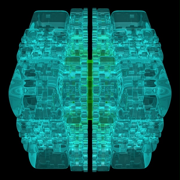 シアン フラクタル クリスタル レンダラー付 - AI-IDOL - BOOTH