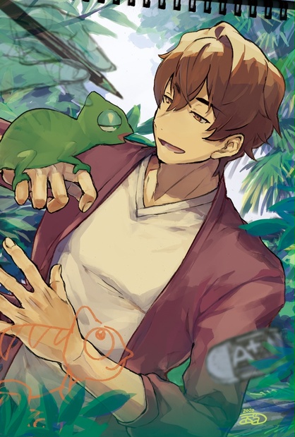 3Dポストカード：CHAMELEON - APLUS - BOOTH