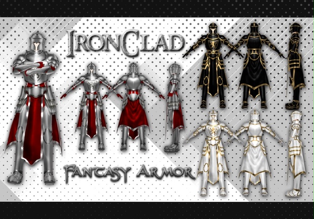 Ironclad Fantasy Armor - karuru - BOOTH