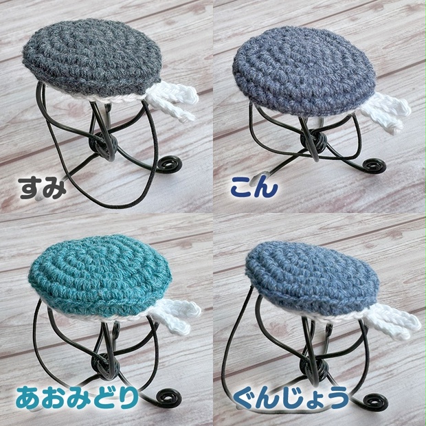 デニム調マリンベレー帽（全5色／もちマス・もちマスミニサイズ） - Hungry Bear - BOOTH