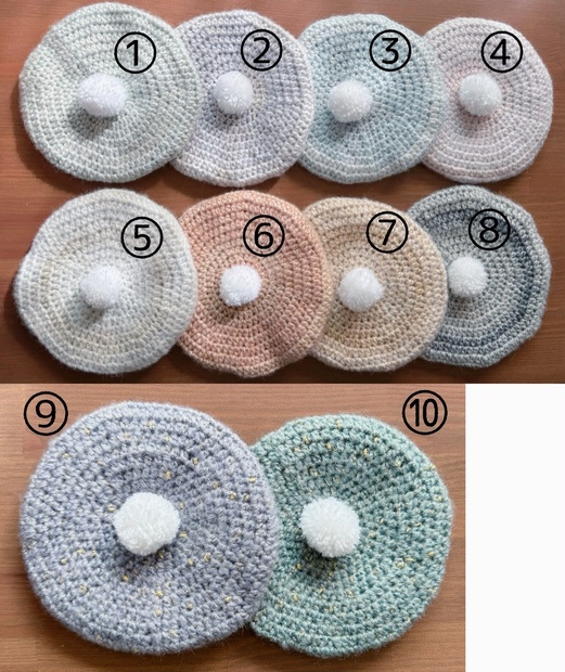 ぽんぽんベレー&マフラーセット（わんぱくサイズ） - Hungry Bear - BOOTH