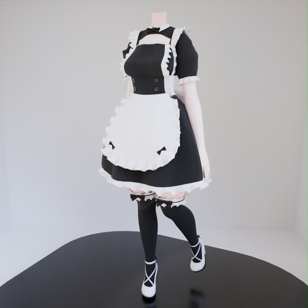 Maid Set [VRChat Asset] | [3D Asset] - SeiL's shop - BOOTH