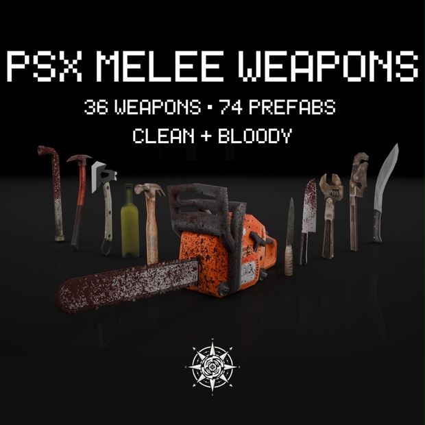 (SALE!) PSX Horror Melee Weapons Pack - RosenshineGames - BOOTH