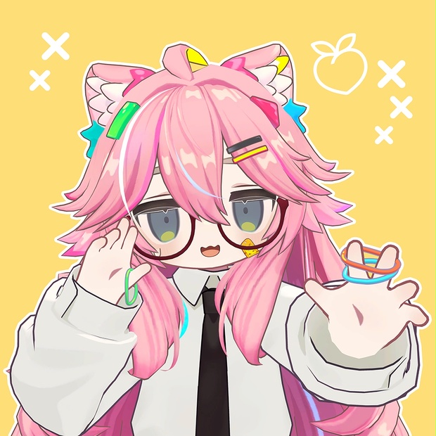 ケモモウェーブヘア【3アバター対応】 - P*Connect - BOOTH