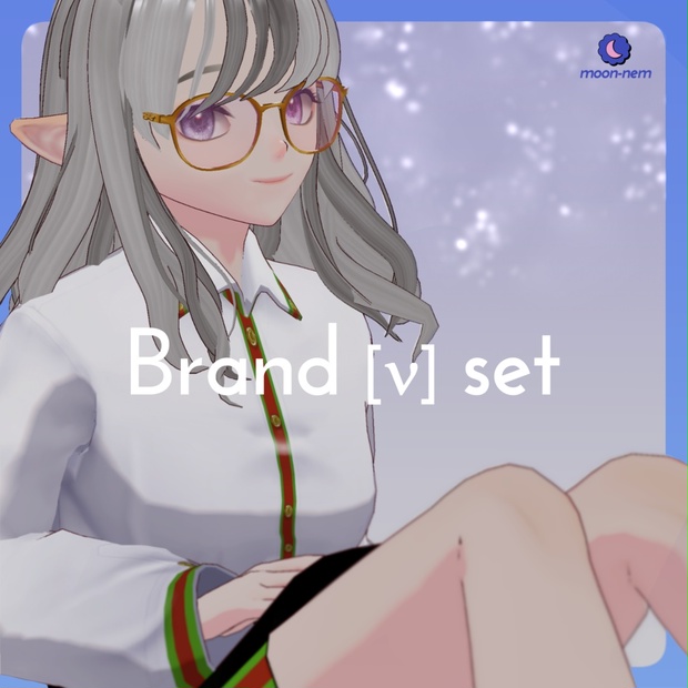 〖VRoid texture/Free〗Brand [v] set - moon-nem - BOOTH