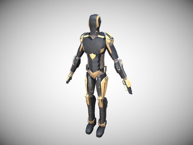 【VRchat向け3Dモデル】Proto-Elite Soldier Suits-typeB - Isp-tec company(被甲連合技術 ...