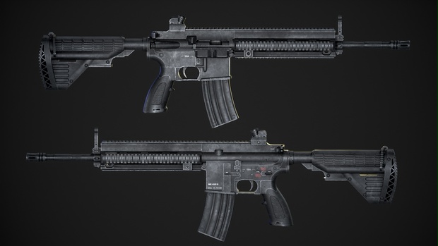 M416 Realistic Assault Rifle - SHKHAN - BOOTH