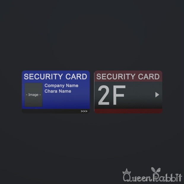 D004_カードキー - Queen Rabbit - BOOTH