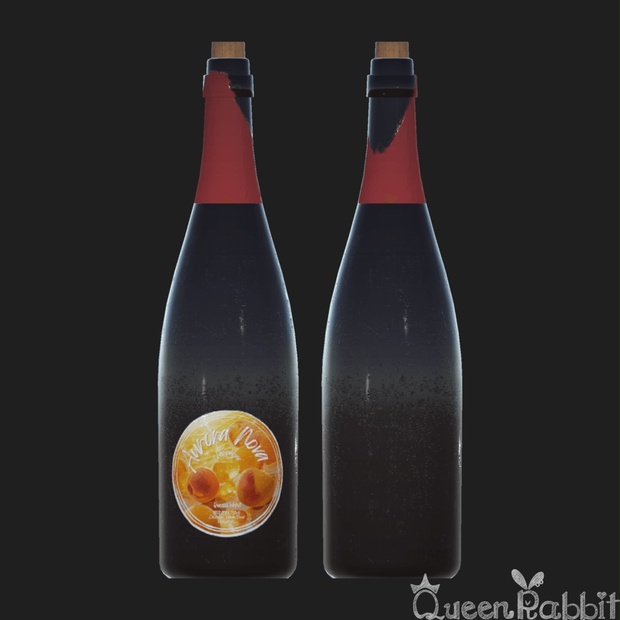 A016_シャンパンボトル2_A - Queen Rabbit - BOOTH