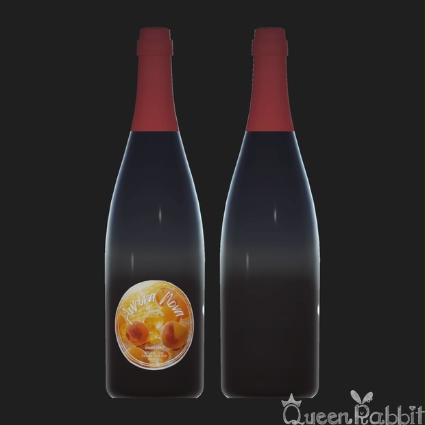 A017_シャンパンボトル2_B - Queen Rabbit - BOOTH