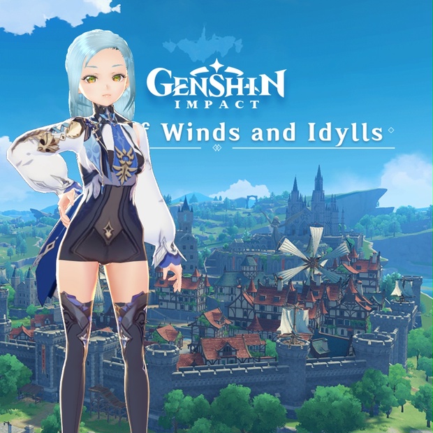 VRoid Genshin Impact Eula Outfit - hirikara - BOOTH